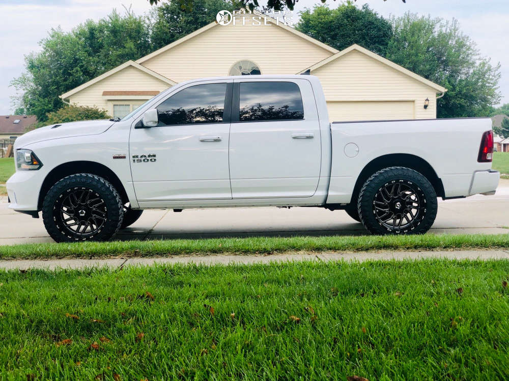 2013 Ram 1500 with 22x12 -44 TIS 544BM and 35/12.5R22 Atturo Trail ...