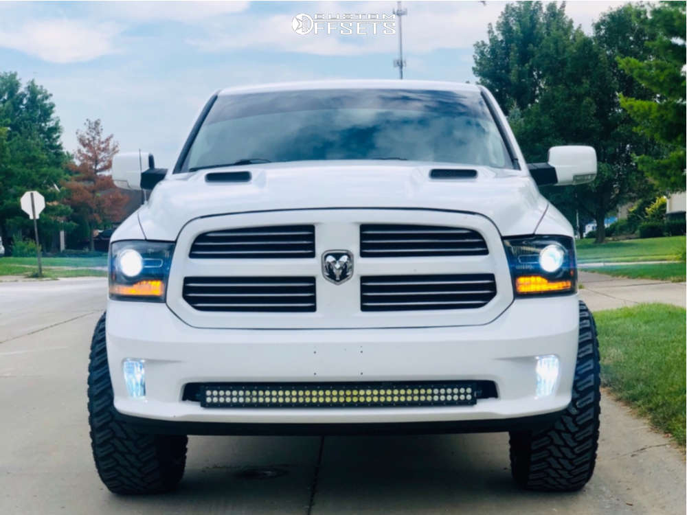 2013 Ram 1500 with 22x12 -44 TIS 544BM and 35/12.5R22 Atturo Trail ...