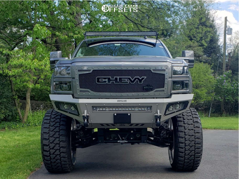 2015 Chevrolet Silverado 1500 with 28x16 -103 Specialty Forged Sf036 ...