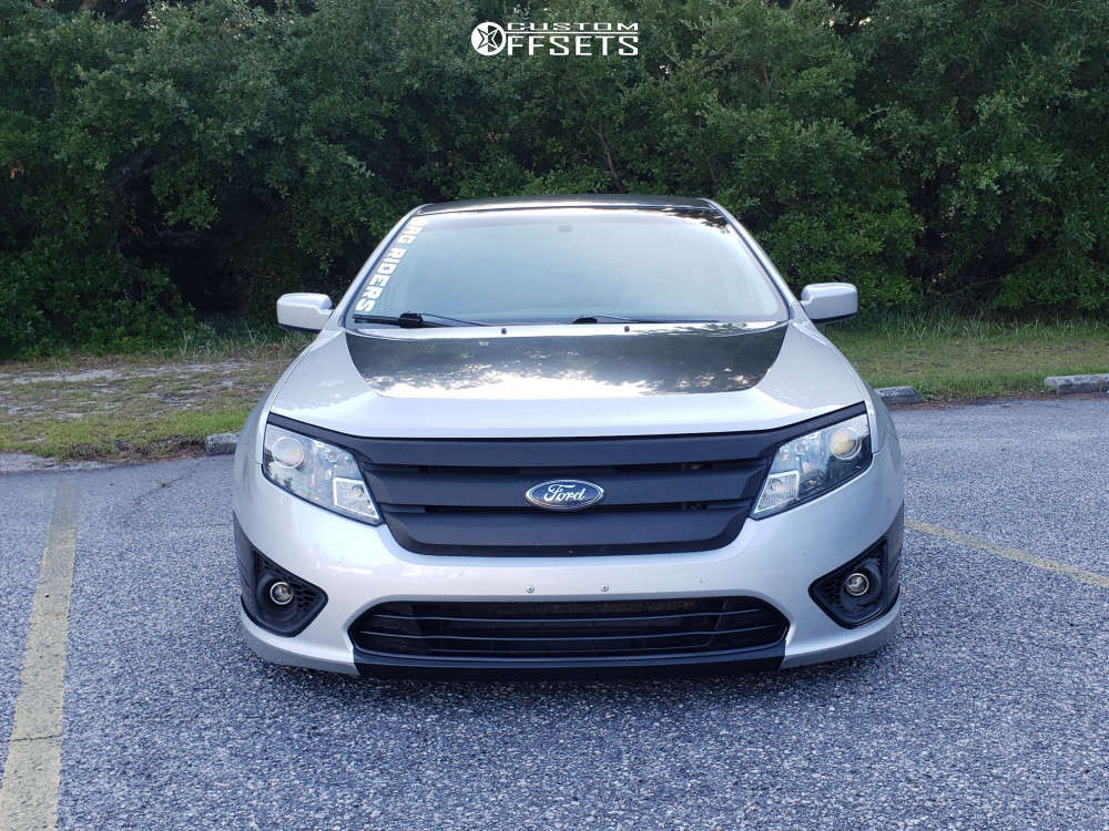 2010 Ford Fusion with 18x9.5 35 ESR Sr01 and 215/40R18 Achilles A/t ...