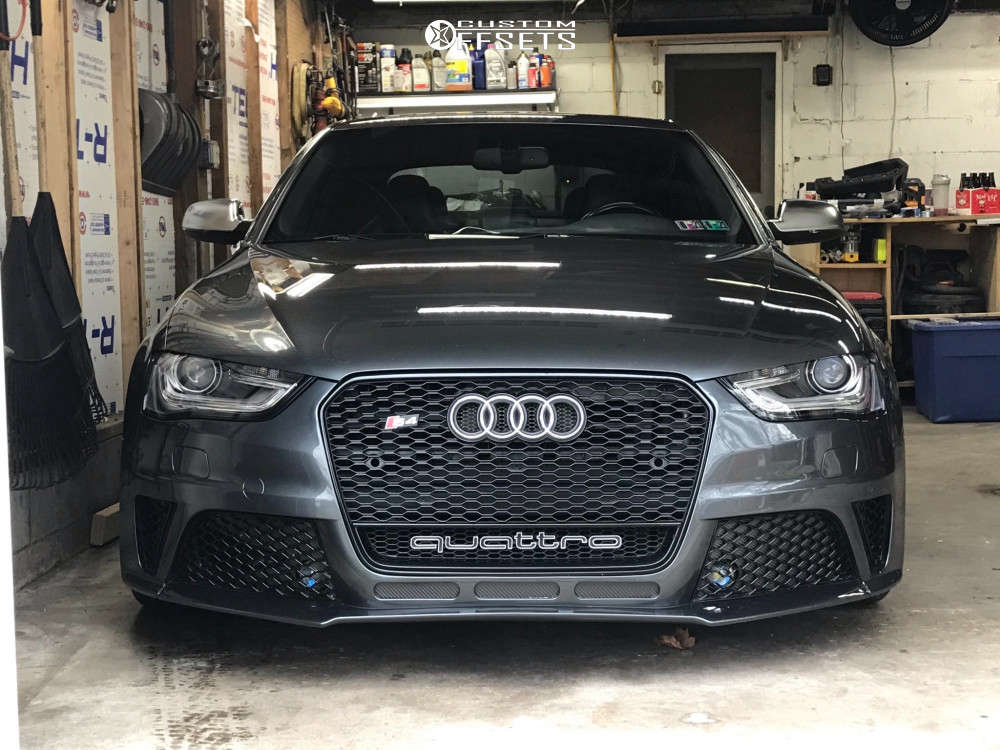 2015 Audi S4 with 19x9.5 35 Aodhan Ls002 and 255/35R19 Continental ExtremeContact DWS06 PLUS and ...