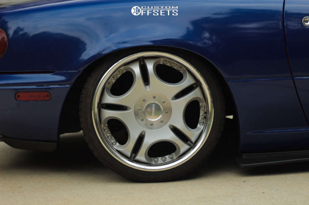1990 Mazda Miata with 17x7 45 Lowenhart Ld1 and 165/45R17 Achilles Atr ...
