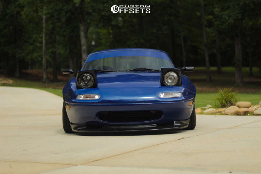 1990 Mazda Miata with 17x7 45 Lowenhart Ld1 and 165/45R17 Achilles Atr ...