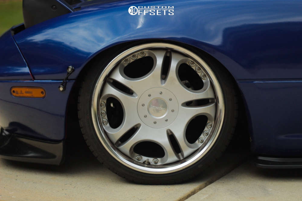 1990 Mazda Miata with 17x7 45 Lowenhart Ld1 and 165/45R17 Achilles Atr ...