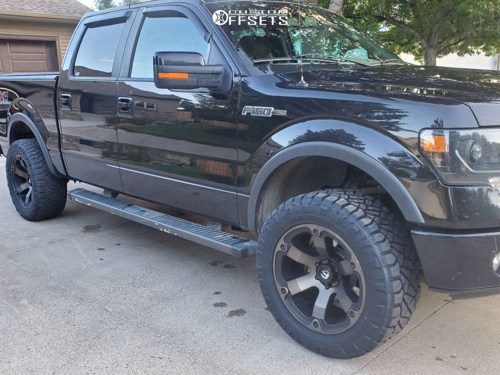 2014 Ford F-150 with 20x10 -18 Fuel Beast and 33/12.5R20 Nitto Ridge ...