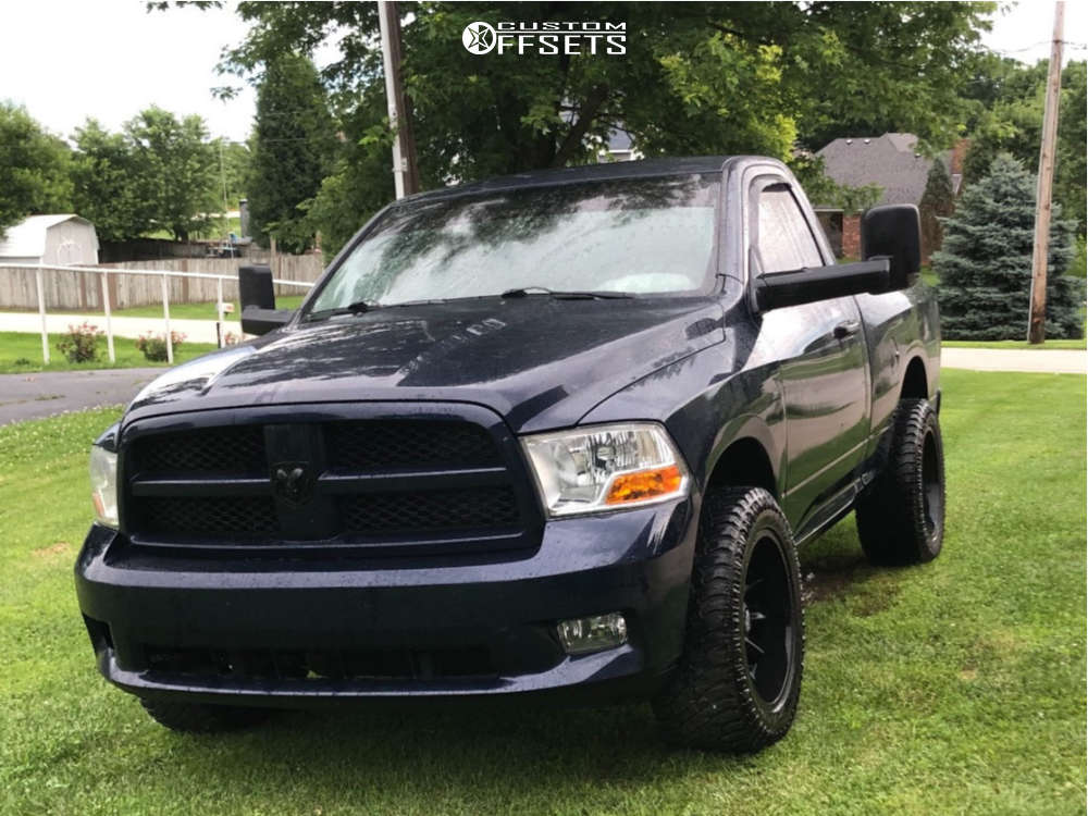 2012 Ram 1500 with 20x10 -25 Vision Bomb and 33/12.5R20 Atturo Trail ...