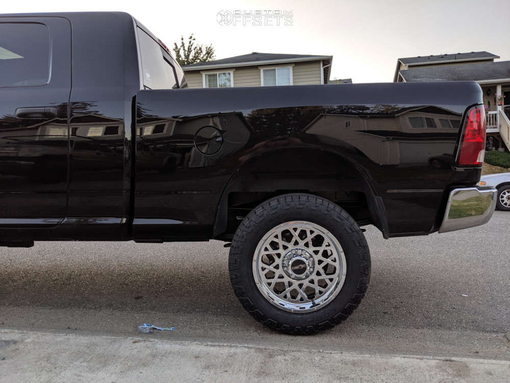 2013 Dodge Ram 2500 with 20x9 12 Vision Rocker and 285/60R20 Cooper ...