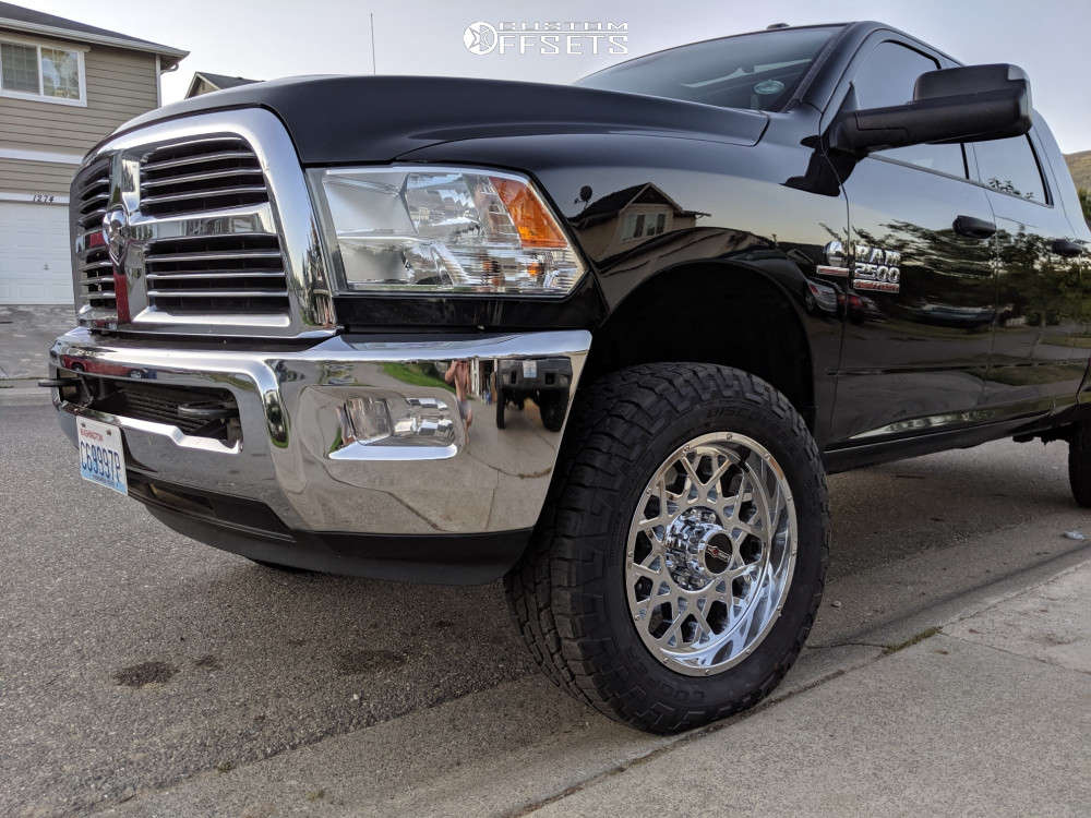 2013 Dodge Ram 2500 with 20x9 12 Vision Rocker and 285/60R20 Cooper ...