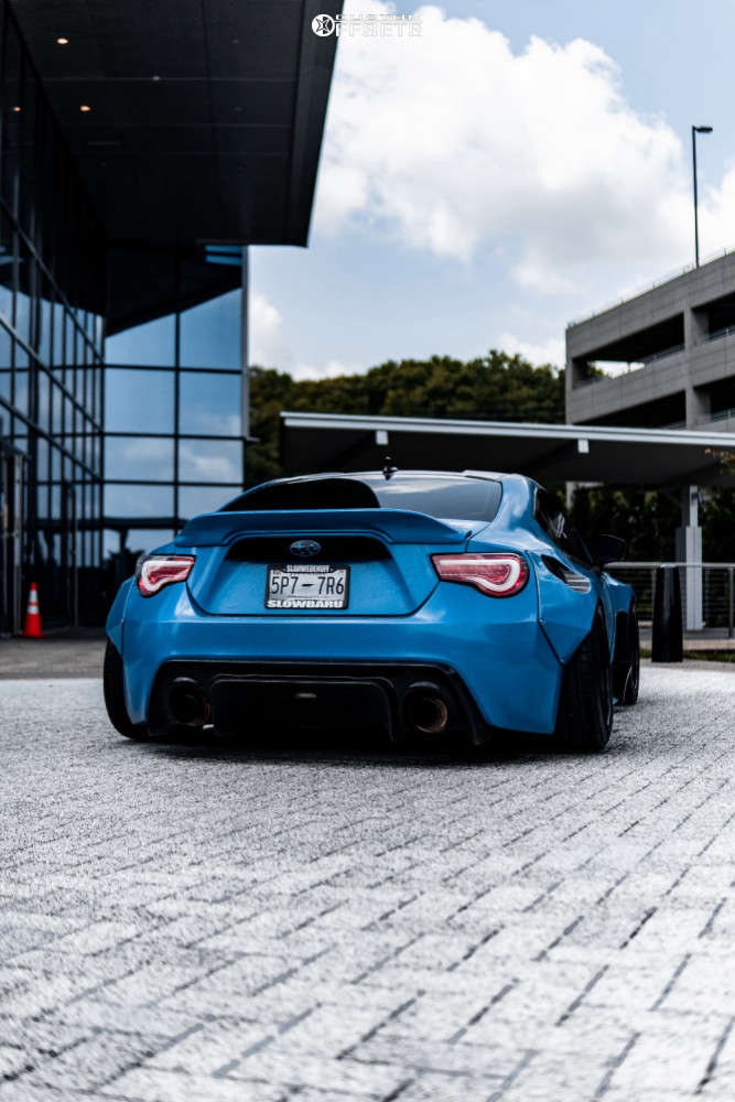 2014 Subaru BRZ with 18x10.5 25 Rotiform Lhr and 235/40R18 Nitto Nt01 ...