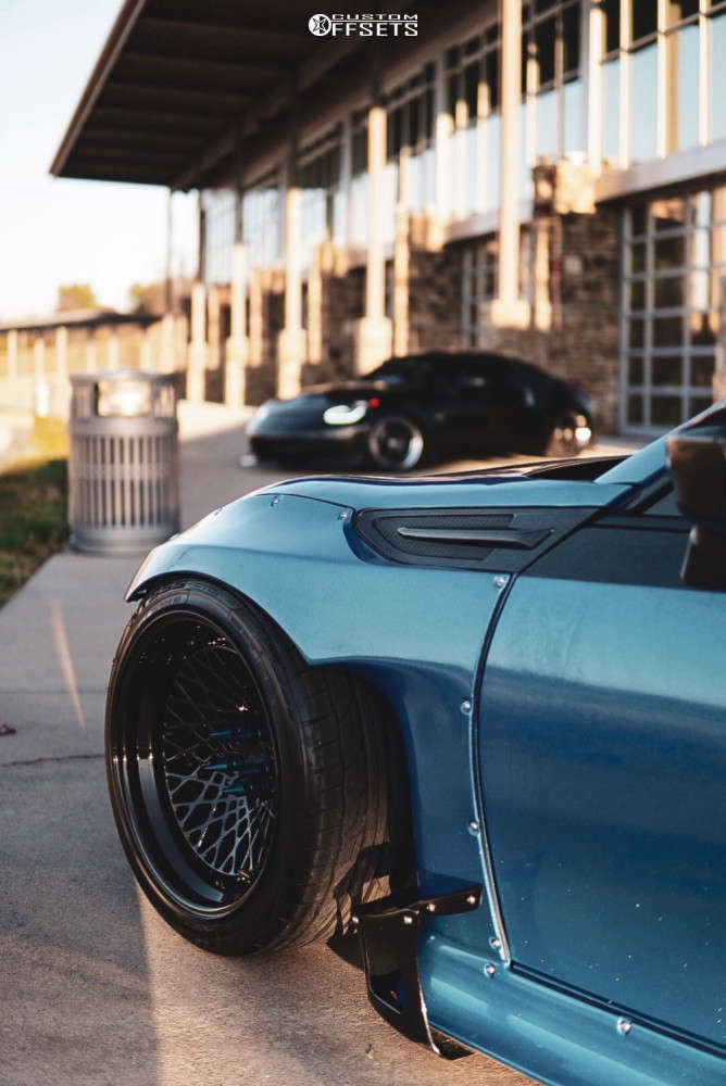 2014 Subaru BRZ with 18x10.5 25 Rotiform Lhr and 235/40R18 Nitto Nt01 ...