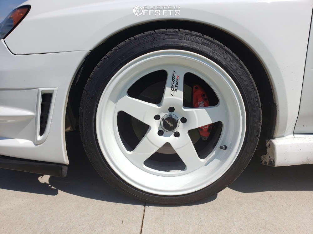 2006 Subaru WRX with 18x9 25 Cosmis Racing Xt-005r and 225/40R18 ...