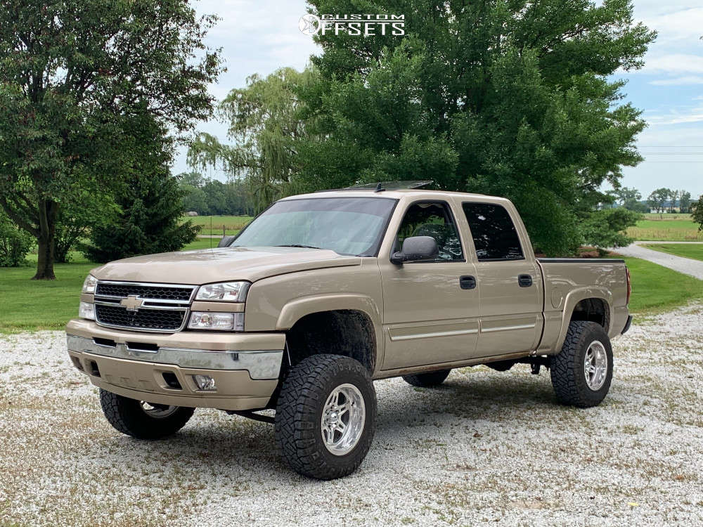 2006 Chevrolet Silverado 1500 with 17x10 -25 Weld Racing Cheyenne and ...