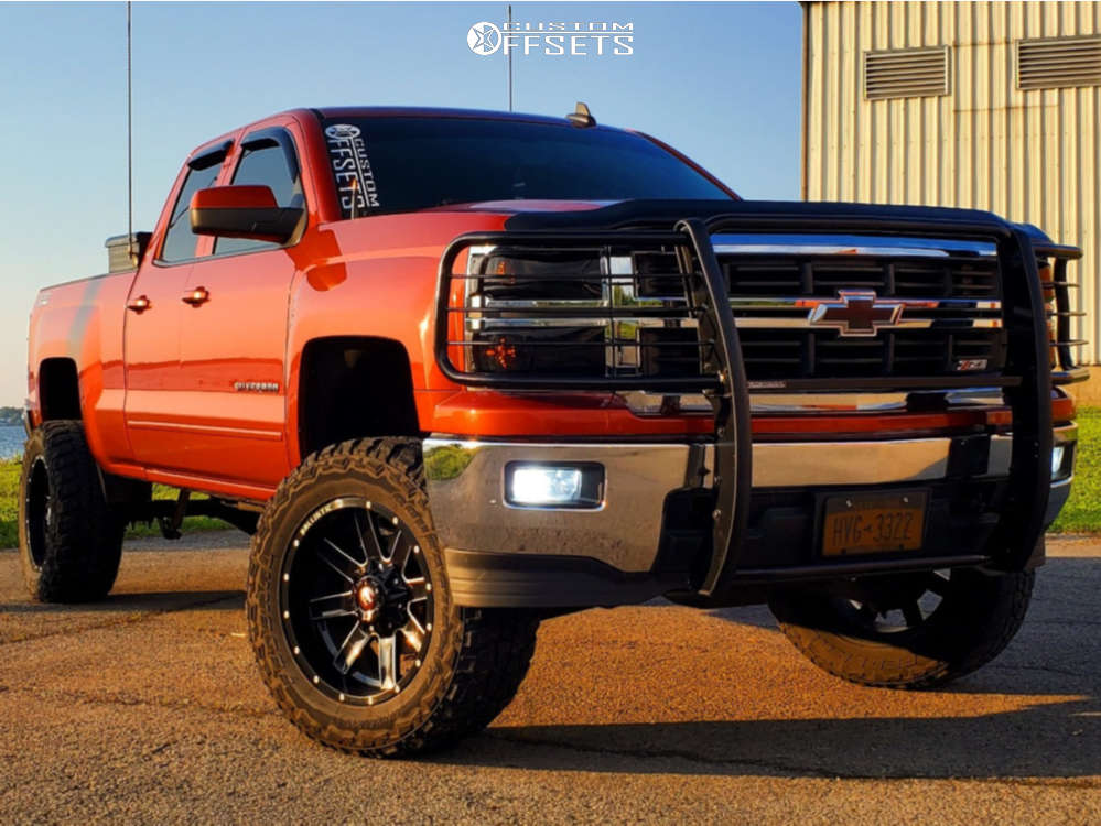 2015 Chevrolet Silverado 1500 with 20x10 -19 Ballistic Rage and 35/12 ...