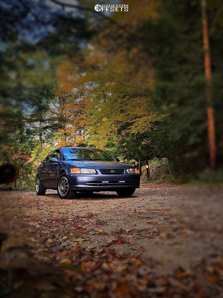 2000 Toyota Camry with 16x7 38 Enkei J10 and 205/60R16 Uniroyal Tiger ...