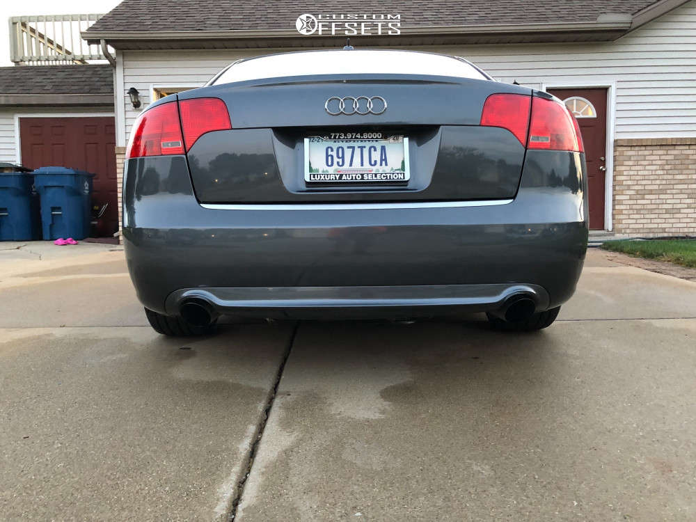 2008 Audi A4 Quattro with 19x8.5 35 Rotiform Flg and 225/35R19 Sumitomo ...