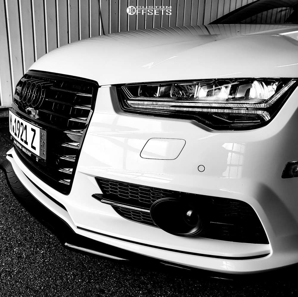 2016 Audi A7 Quattro with 20x10 25 Rotiform Blq and 255/35R20 Falken ...
