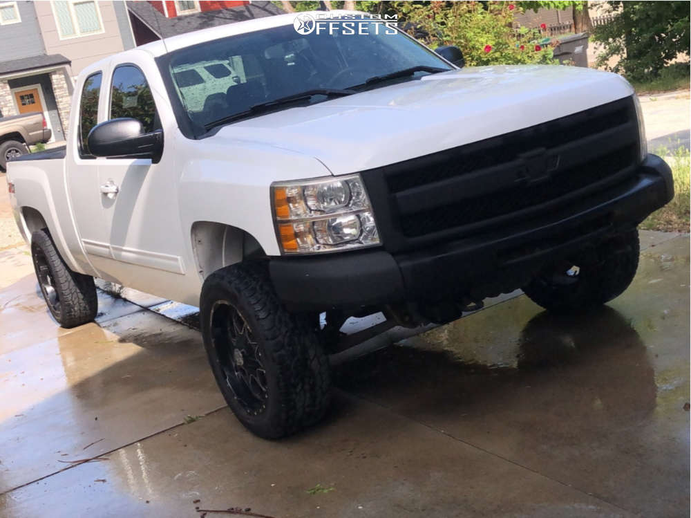 2010 Chevrolet Silverado 1500 with 20x9 -12 Scorpion Sc10 and 275/55R20 ...