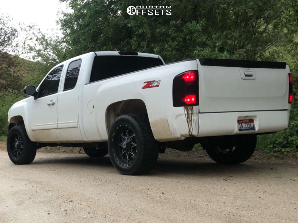 2010 Chevrolet Silverado 1500 with 20x9 -12 Scorpion Sc10 and 275/55R20 ...
