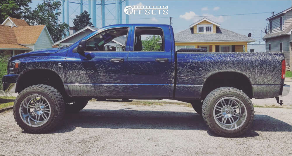 2006 Dodge Ram 2500 with 22x14 -76 Scorpion Sc18 and 37/13.5R22 Fury ...