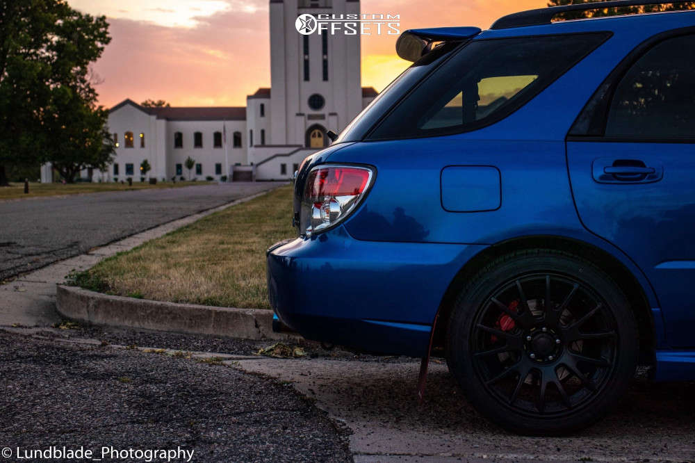 2007 Subaru WRX with 17x8 45 Motegi Mr118 and 215/45R17 Toyo Tires ...