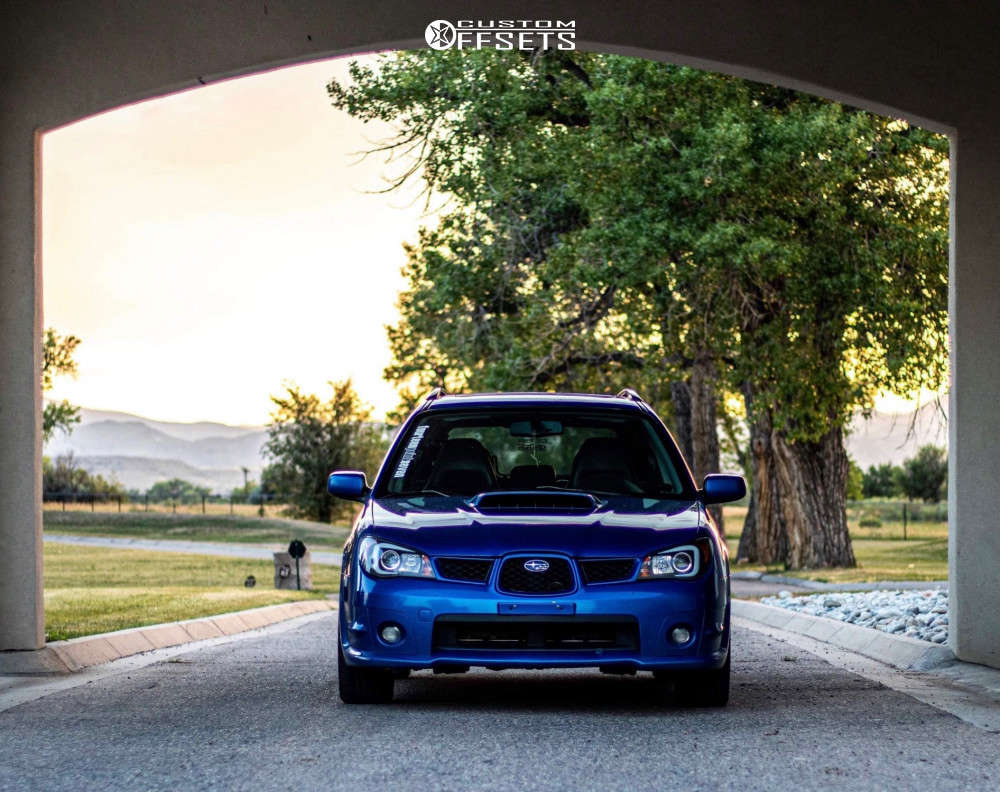 2007 Subaru WRX with 17x8 45 Motegi Mr118 and 215/45R17 Toyo Tires ...