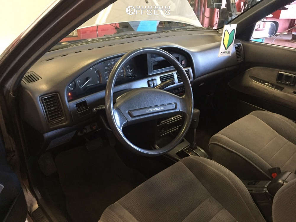 1990 Toyota Corolla with 15x8 20 MST Mt16 and 205/50R15 Triangle Sport ...