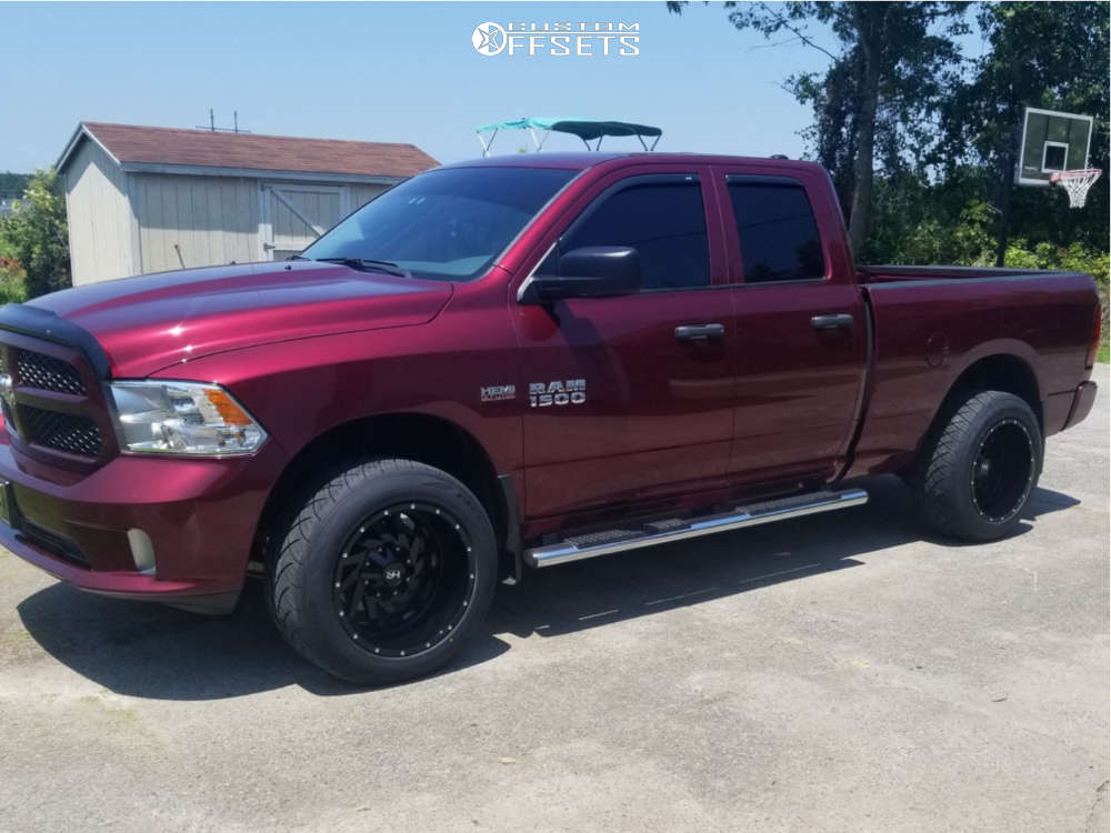 2017 Ram 1500 with 20x12 -44 Hardrock Crusher and 305/50R20 Nitto ...