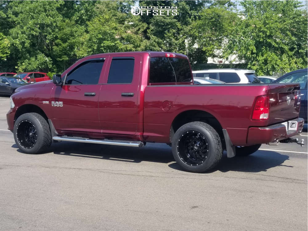 2017 Ram 1500 with 20x12 -44 Hardrock Crusher and 305/50R20 Nitto ...