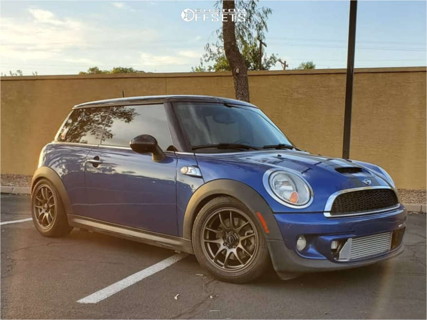 2013 Mini Cooper with 16x7 40 Drag Dr31 and 195/55R16 Bridgestone ...
