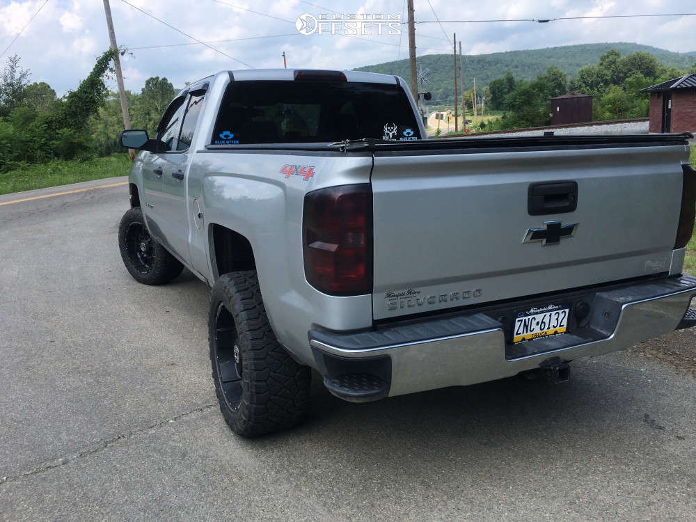 2016 Chevrolet Silverado 1500 with 20x10 -24 Anthem Off-Road Enforcer ...