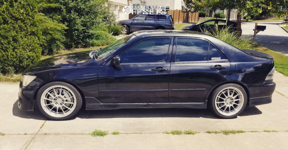 2002 Lexus IS300 with 18x8.5 38 Enkei NT03M and 235/40R18 Nitto Nt555 ...