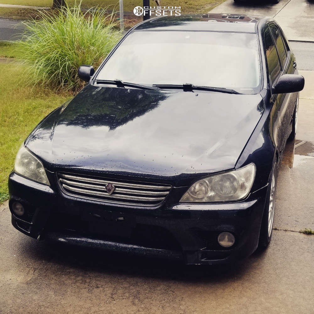 2002 Lexus IS300 with 18x8.5 38 Enkei NT03M and 235/40R18 Nitto Nt555 ...