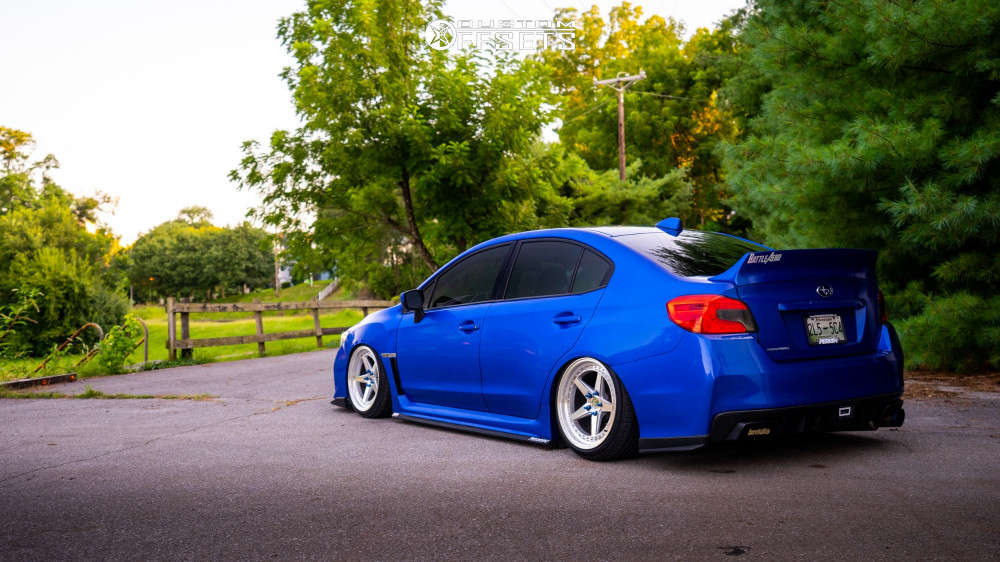 2015 Subaru WRX with 18x9.5 22 Aodhan Ds05 and 225/40R18 Achilles Atr ...
