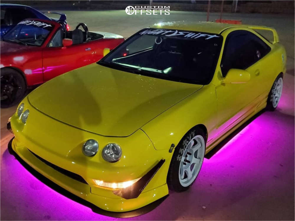 1994 Acura Integra with 16x8 20 Rota Grid and 205/45R16 Bridgestone ...