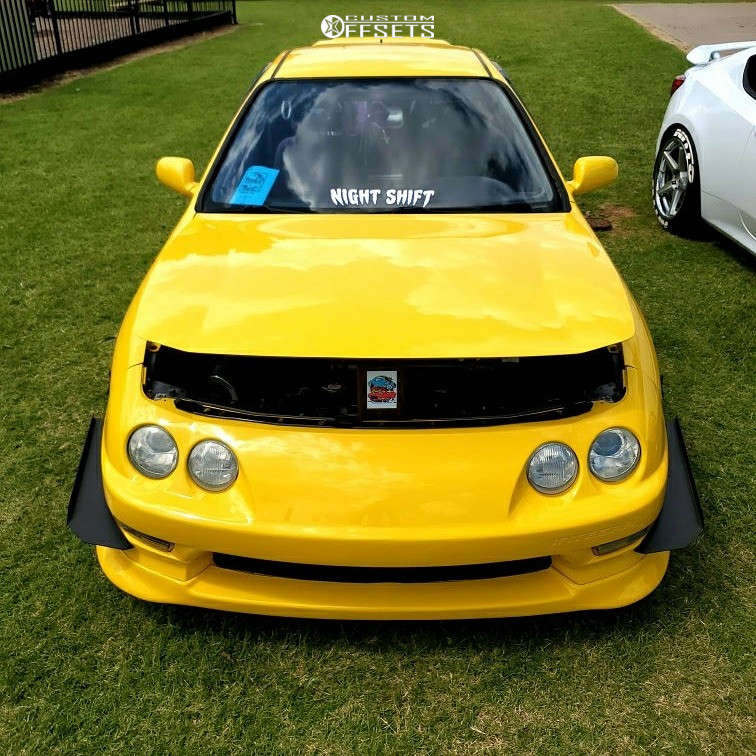 1994 Acura Integra with 16x8 20 Rota Grid and 205/45R16 Bridgestone ...