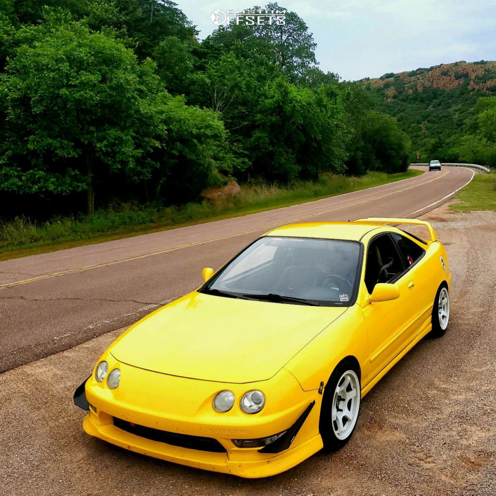 1994 Acura Integra with 16x8 20 Rota Grid and 205/45R16 Bridgestone ...