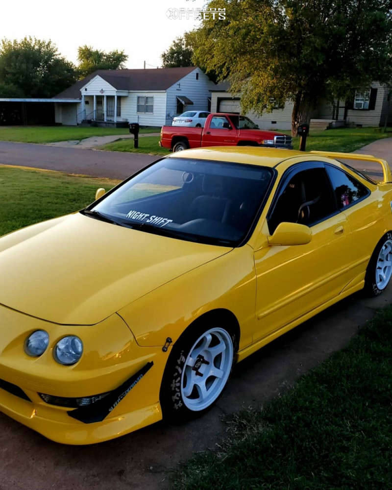 1994 Acura Integra with 16x8 20 Rota Grid and 205/45R16 Bridgestone ...
