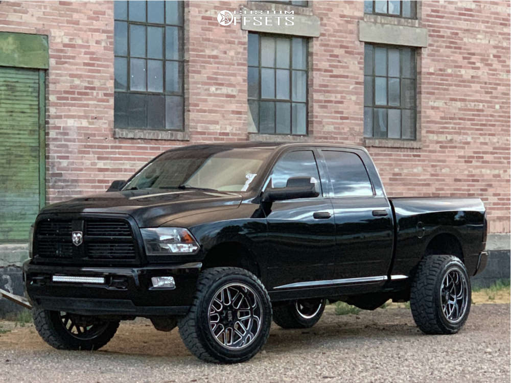 2012 Ram 3500 with 22x12 -44 XD Grenade and 35/12.5R22 Toyo Tires Open ...