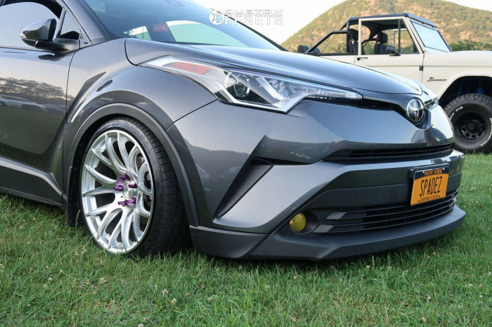 2018 Toyota C-HR with 19x9.5 35 ESR Sr12 and 245/35R19 Nankang NS-25 ...