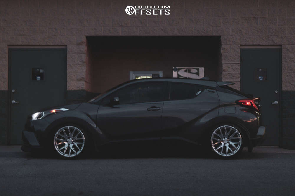 2018 Toyota C-HR with 19x9.5 35 ESR Sr12 and 245/35R19 Nankang NS-25 ...