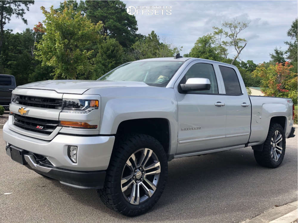 2016 Chevrolet Silverado 1500 with 22x9 24 OE Performance 182 and 35/12 ...