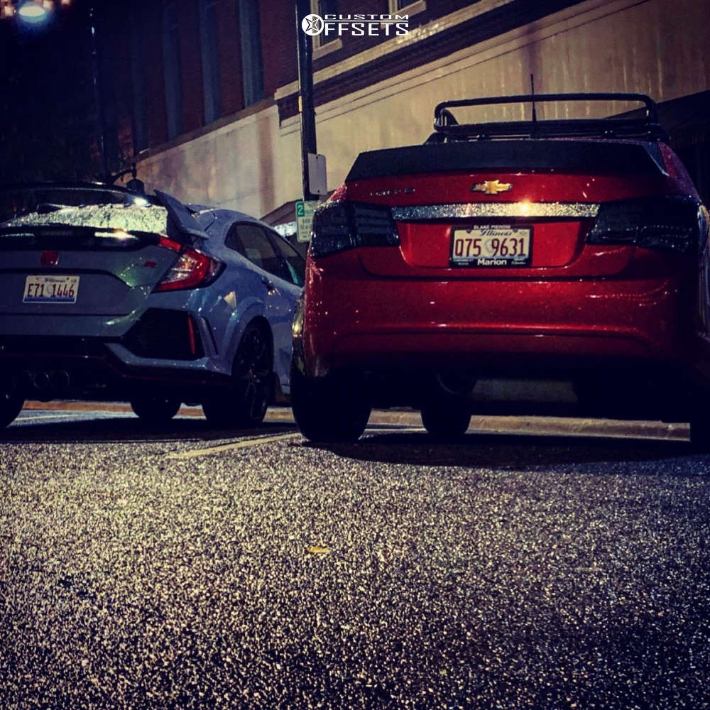 2013 Chevrolet Cruze with 18x9 30 JNC Jnc034 and 235/40R18 General Gmax ...