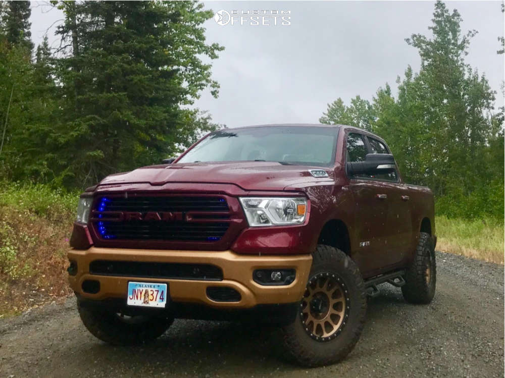 2019 Ram 1500 with 18x9 -12 Method Nv and 35/12.5R18 Nitto Ridge ...