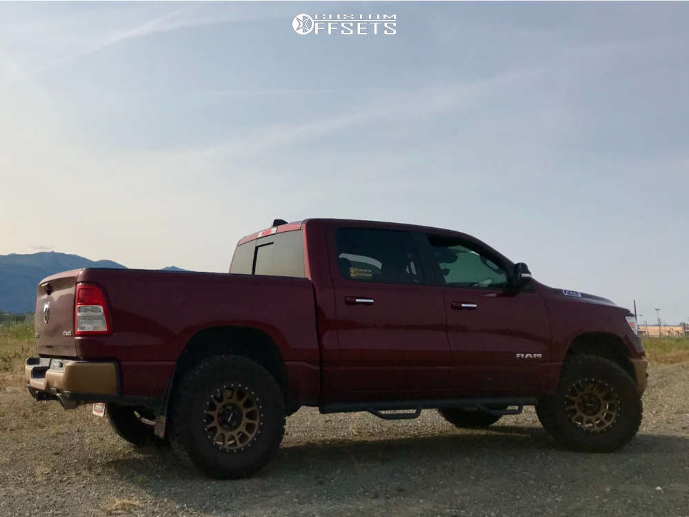 2019 Ram 1500 with 18x9 -12 Method Nv and 35/12.5R18 Nitto Ridge ...