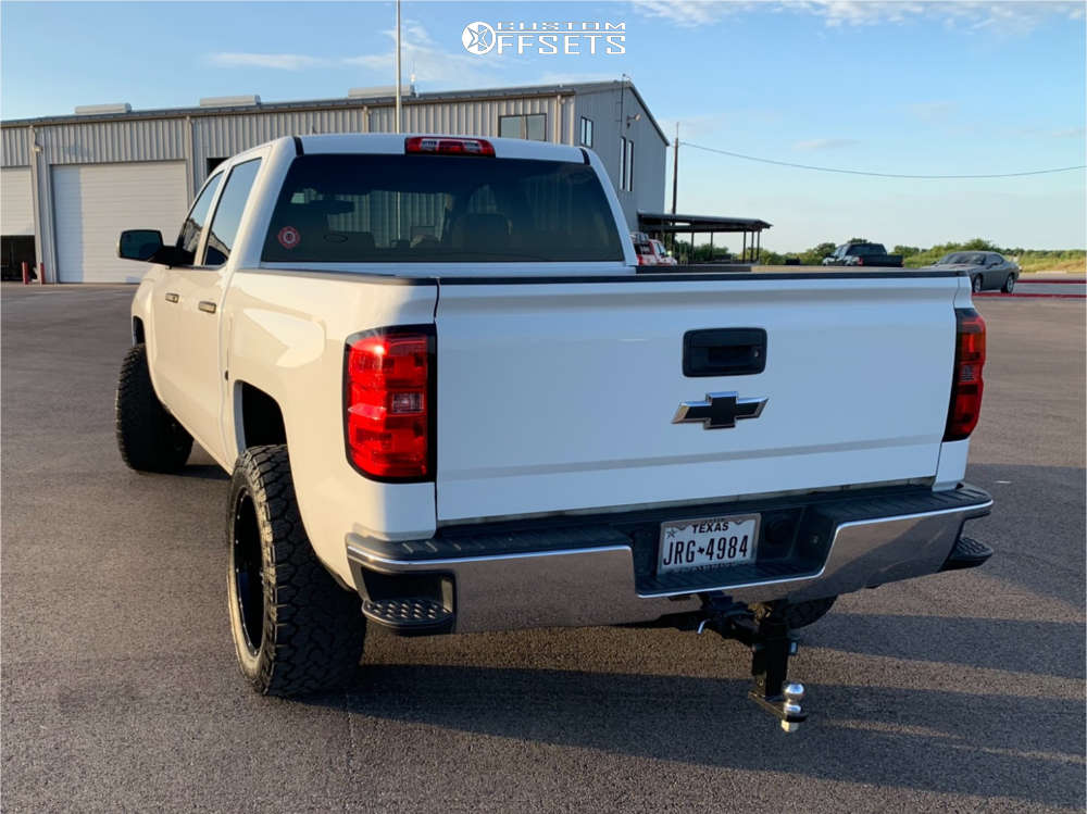2014 Chevrolet Silverado 1500 with 20x10 -25 Mayhem Warrior and 33/12 ...