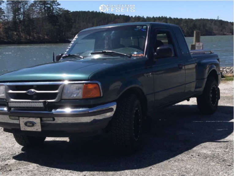 1997 Ford Ranger with 15x8 -19 Pro Comp Series 31 and 235/75R15 Falken ...