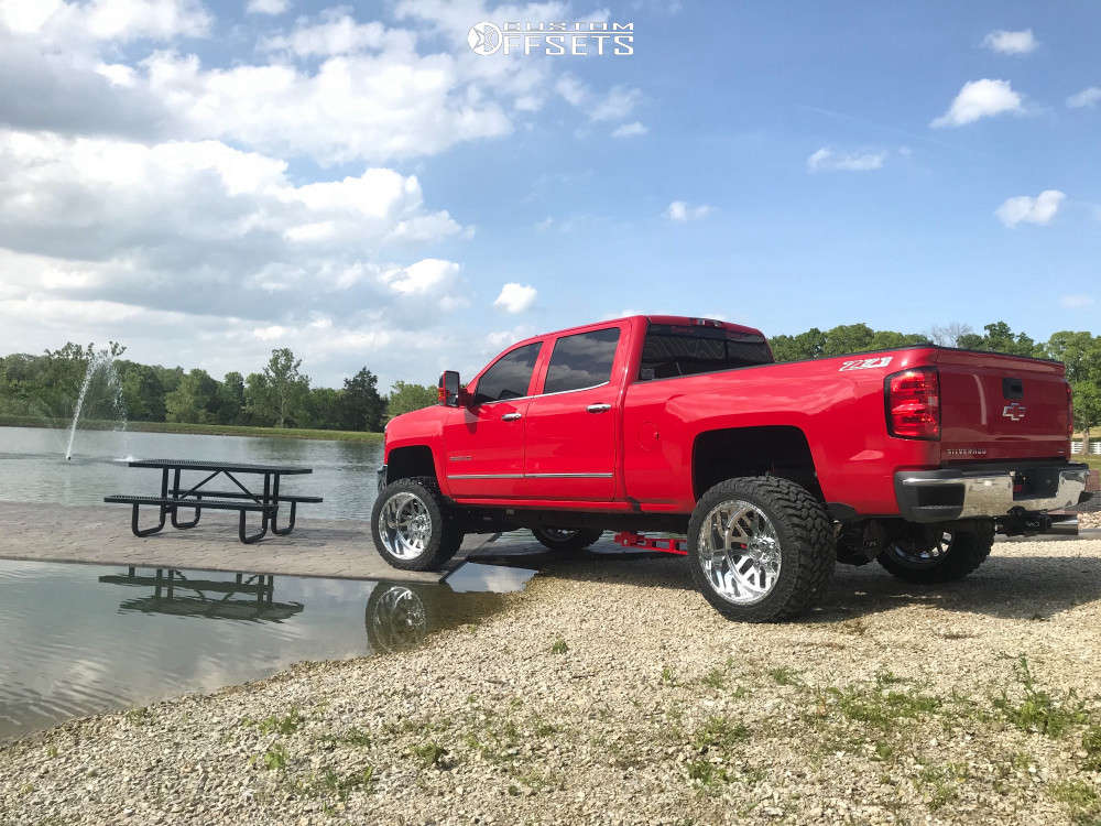 2017 Chevrolet Silverado 3500 HD with 22x14 -73 American Force Fallout ...