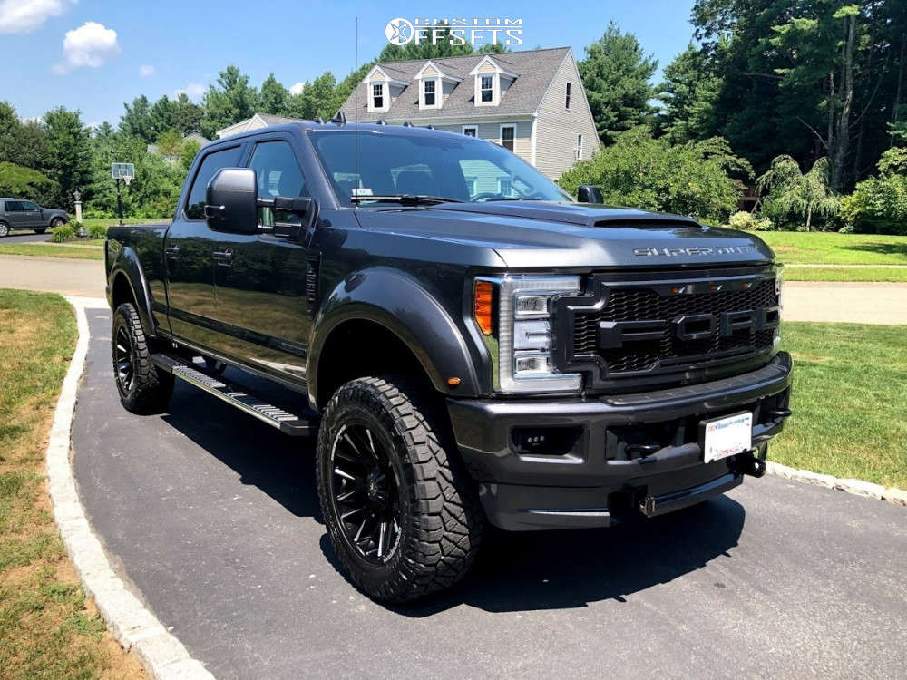 2019 Ford F-350 Super Duty with 22x10 -25 Dropstars 654mb and 37/12 ...
