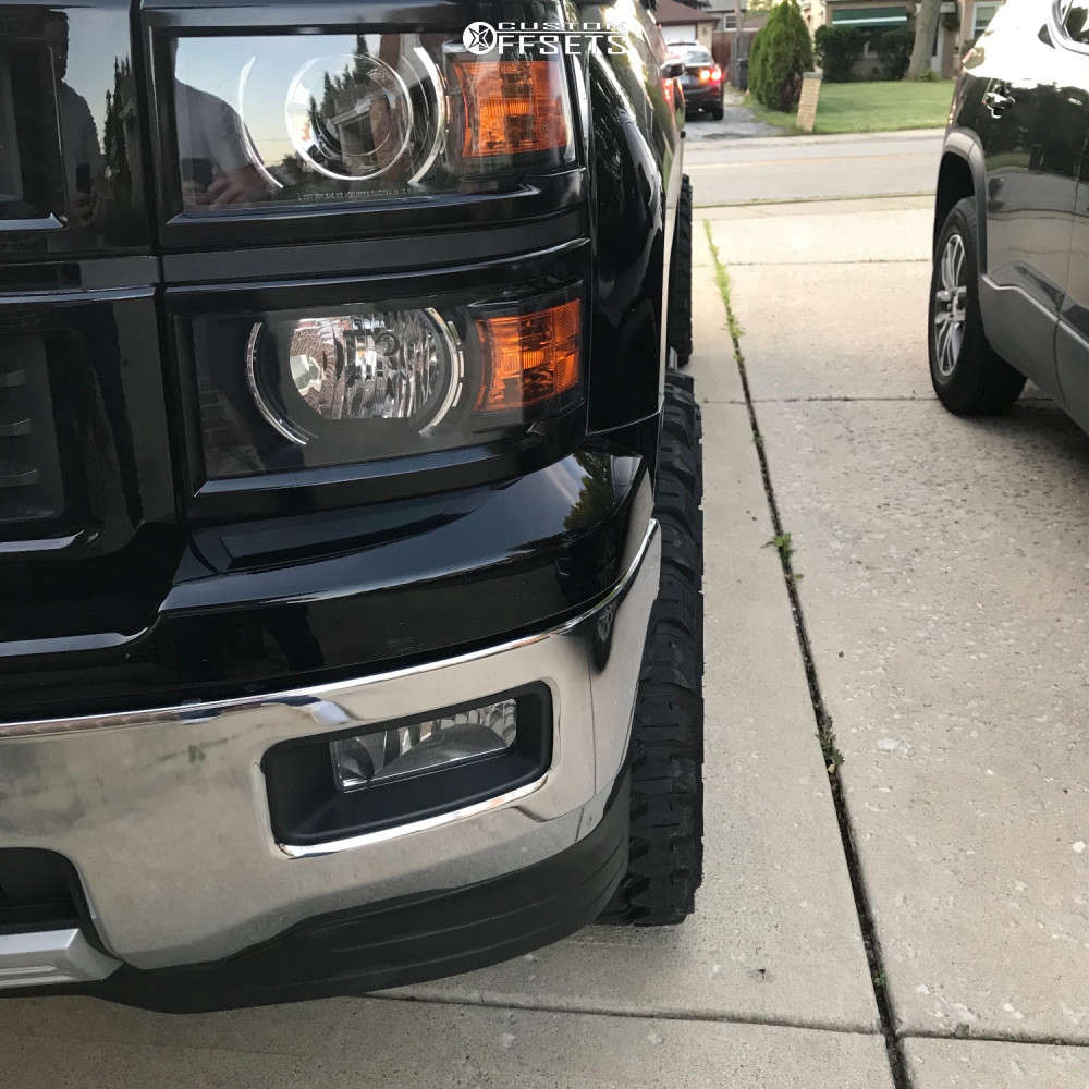 2015 Chevrolet Silverado 1500 with 22x10 -25 Hostile Rage and 33/12 ...