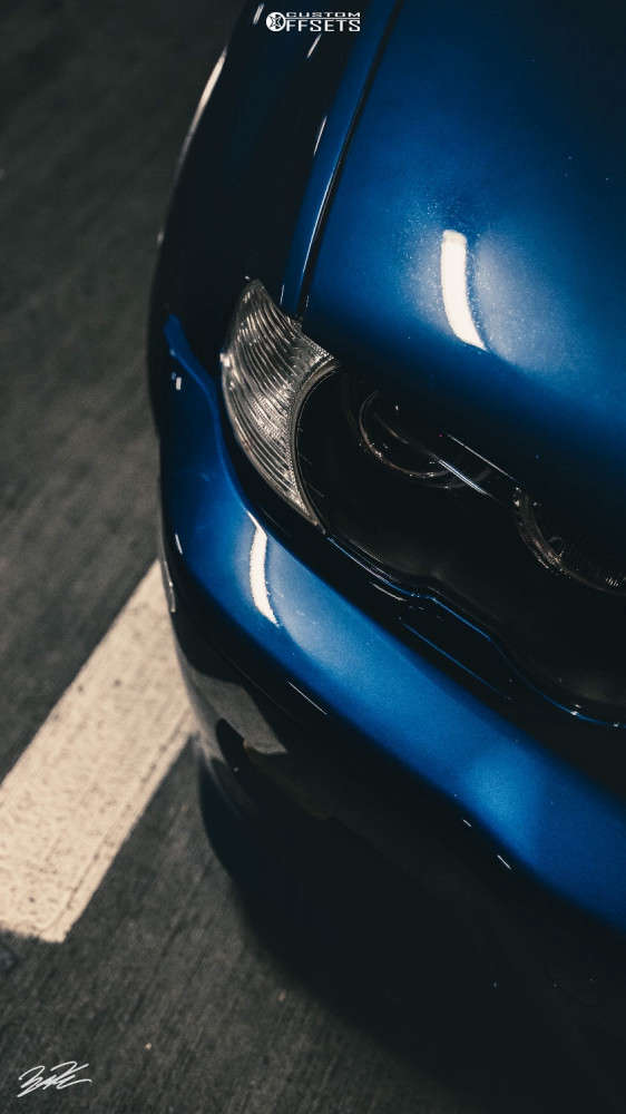 2002 BMW M3 with 18x10.5 35 SSR Vienna Kreis and 205/25R18 Nankang Ventus S1 Evo 3 and Coilovers ...